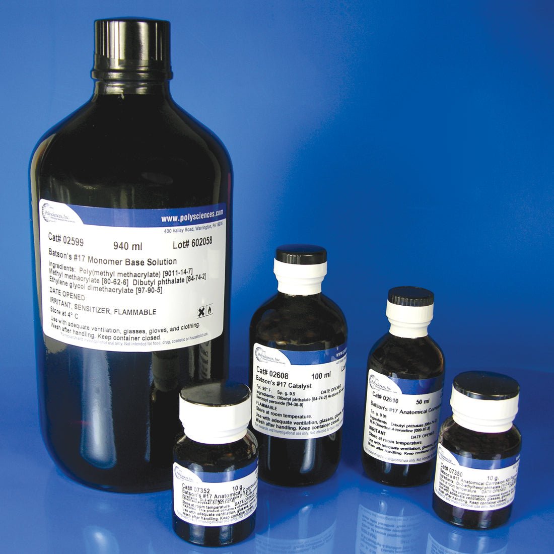 Batson’s #17 Anatomical Corrosion Kit | Polysciences, Inc.