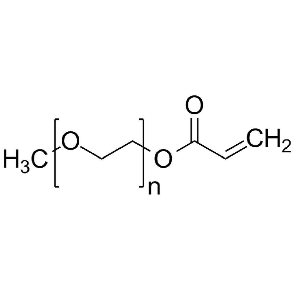 Poly(ethylene glycol) methylether acrylate, MW ~10000 – Polysciences